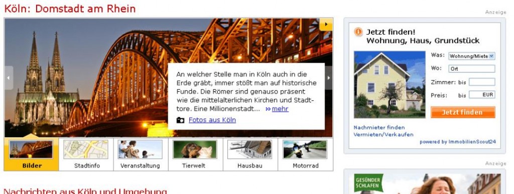 Meinestadt.de – Relaunch für bessere Usability und mehr Information ...